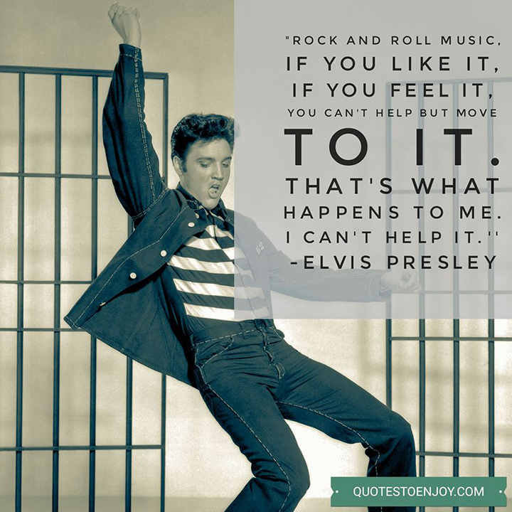 Rock and roll music, if you like it, if you feel it, you can't he ...