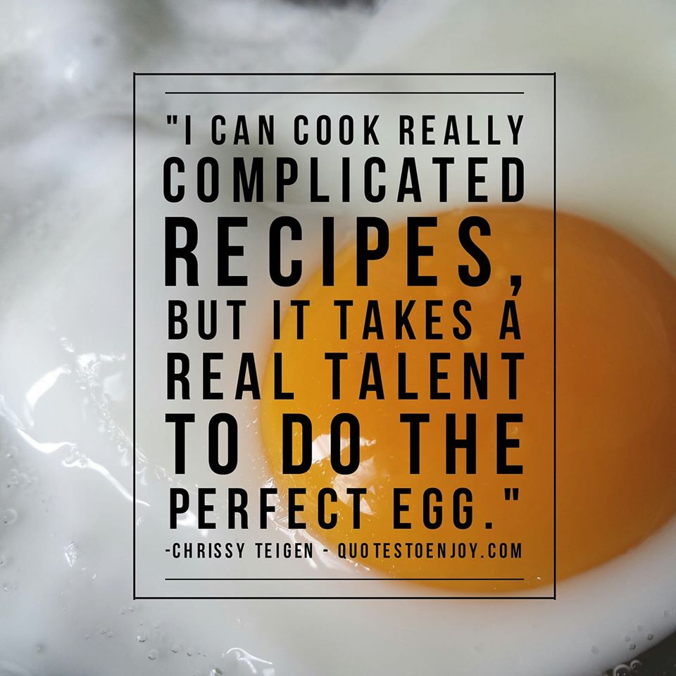 I can cook really complicated recipes, but it takes a real... - Chrissy ...